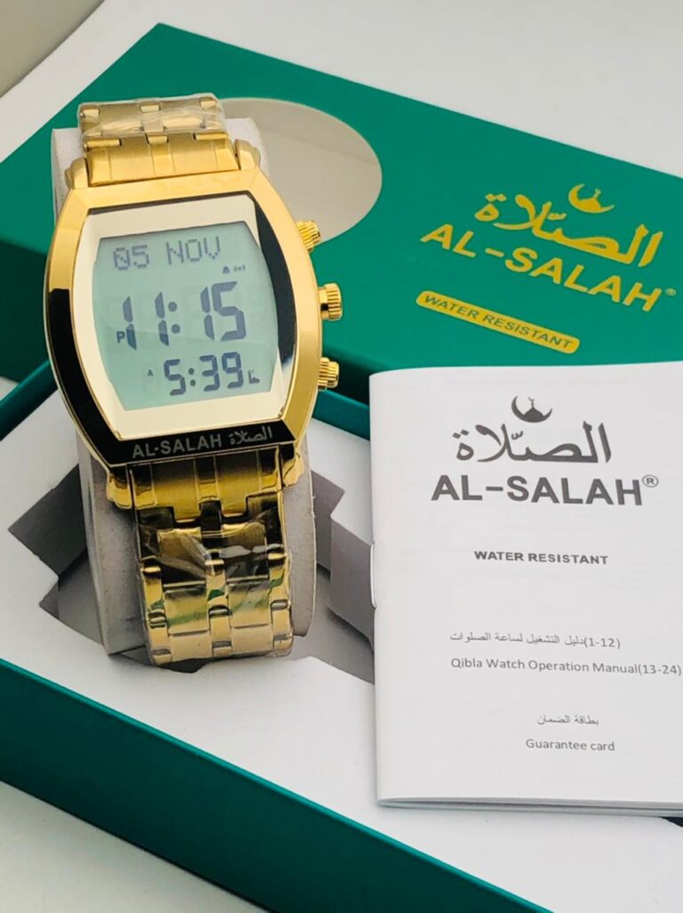 Al Salah Watch golden